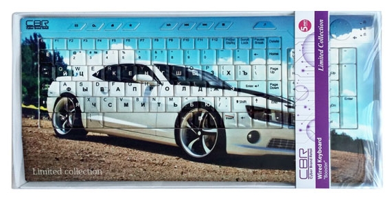 Клавиатура CBR Picture Keyboard Booster Blue-White USB купить в Бресте ...