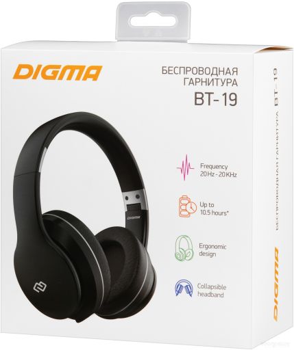 Наушники DIGMA BT19 в Бресте, цена, интернет-магазин b-on.by